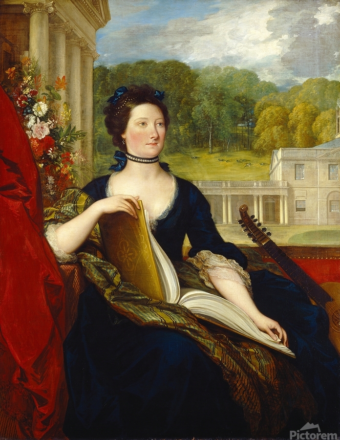 Maria Hamilton Beckford [Mrs. William Beckford] [1799] by Benjamin West ...